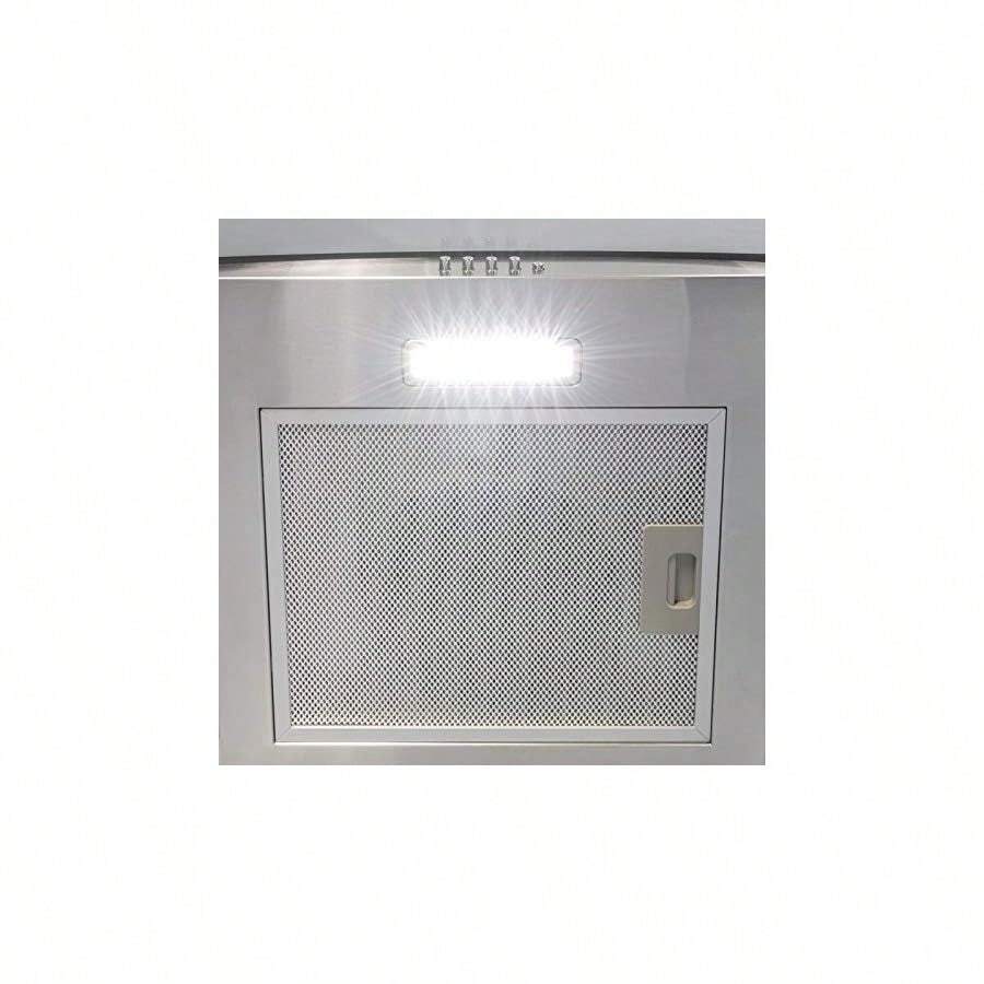 60cm Stainless Steel Curved Glass Chimney Cooker Hood Extractor Fan ...