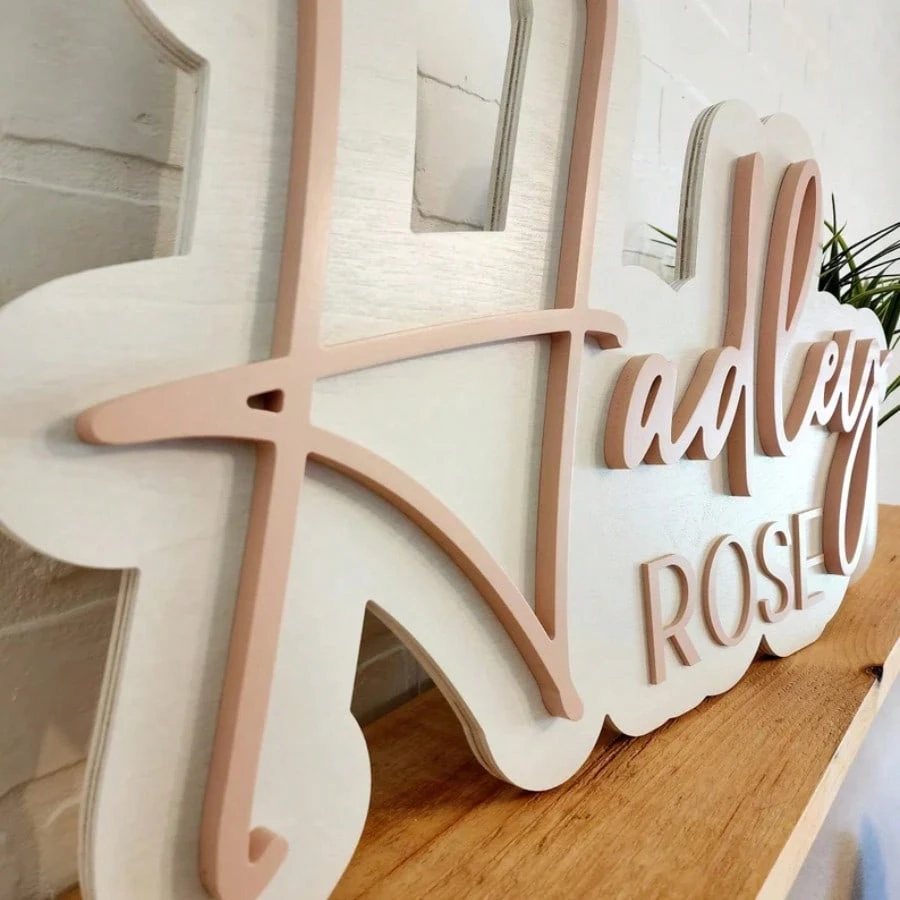Customizable Name Plates, Baby Name Plates, Custom Wooden Name Plates ...