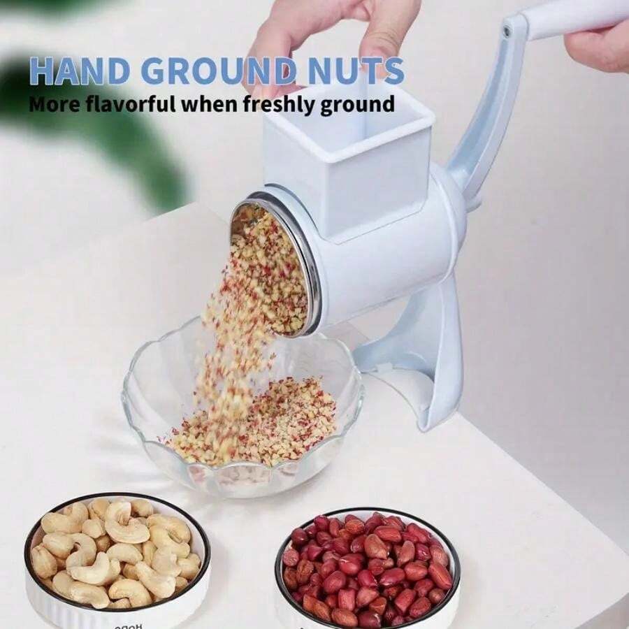 1pc Manual Cheese Grater And Nut Mill - Multipurpose Handheld Kitchen ...