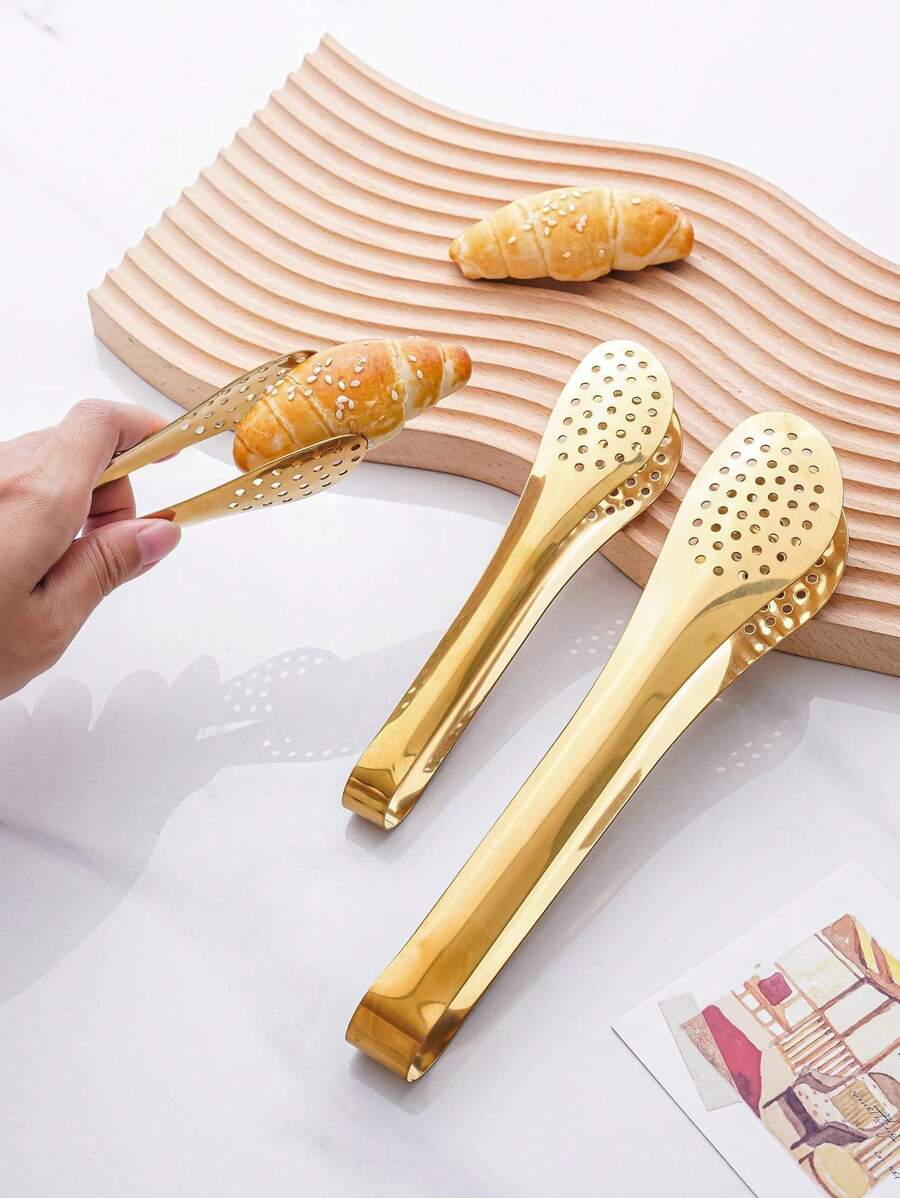 1pc-Stainless Steel Exquisite Food Clip Multifunctional Food Pinged ...