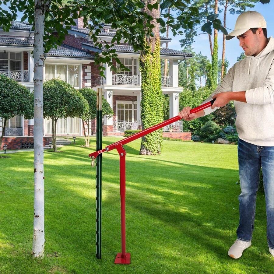 Post Puller Fence Post Puller - Wood Fence Post Puller 36in T Post ...