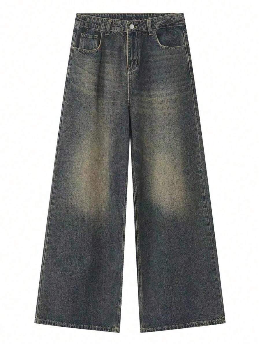 Teen Boy Wide-Leg Jeans, Casual And Stylish For Daily Wear | SHEIN USA