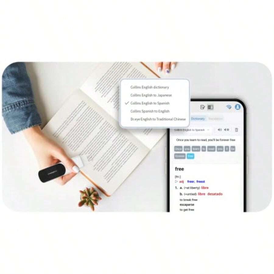 PenPower WorldPenScan OCR Pen Scanner Wi-Fi Reading Mode Text-To-Speech ...