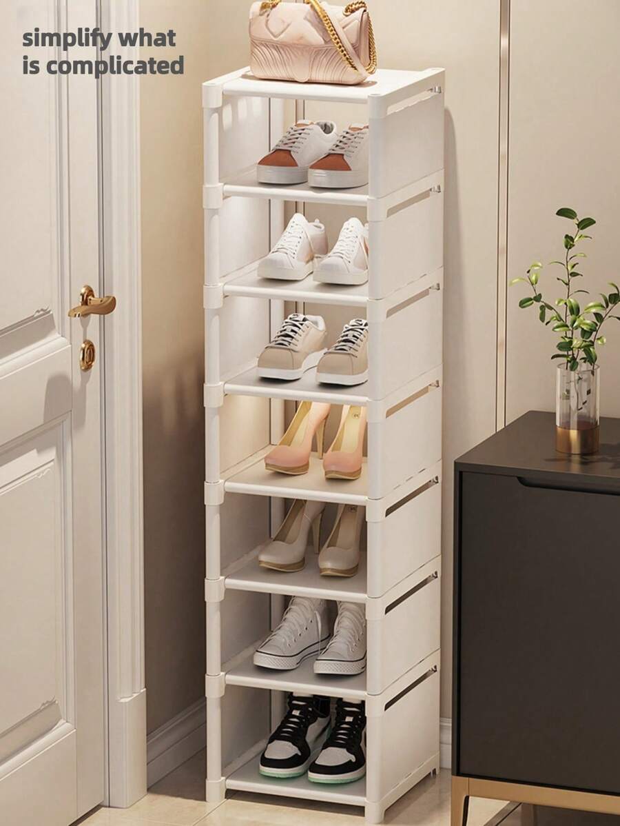 Multi-Tier Shoe Rack, Home Entryway Shoe Storage Organizer, Space ...