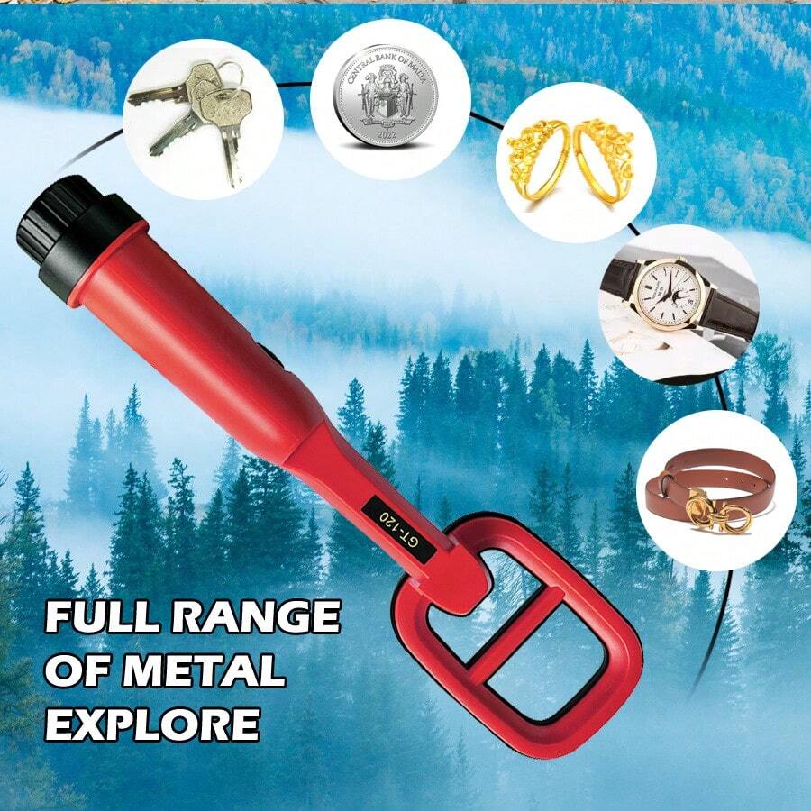 Handheld Metal Detector, Waterproof Positioning Rod, Precise ...