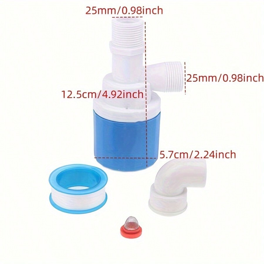 12 34 1 Full Automatic Water Level Control Float Valve Auto Shutoff Mini Float Valve No