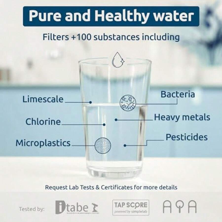 Faucet Water Filter 5 Stage Nanotechnology Filtration System Tap Water ...