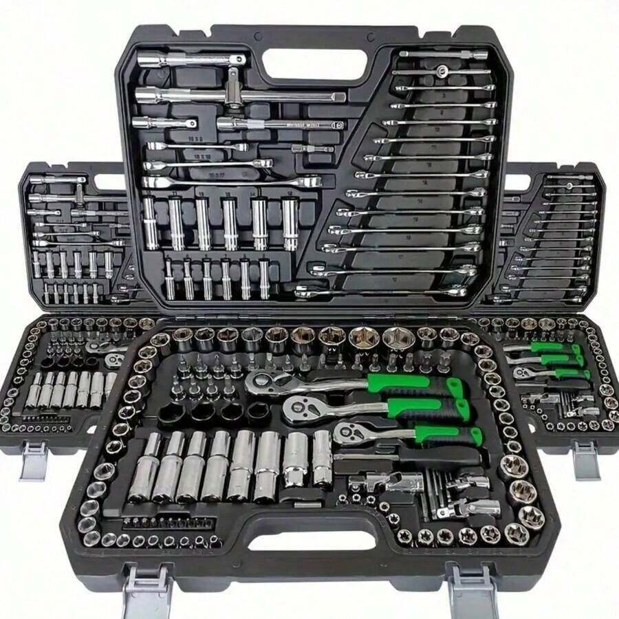 46-In-1 Ultimate Mechanic Repair Tool Kit - Advanced Ratchet Torque ...