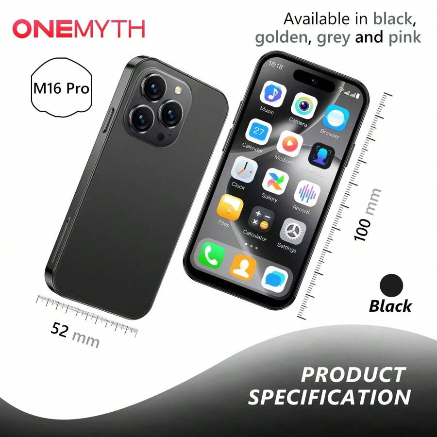 New Arrival ONEMYTH M16 Pro Mini Smartphone 3G Network 4.0 Inch HD Full ...