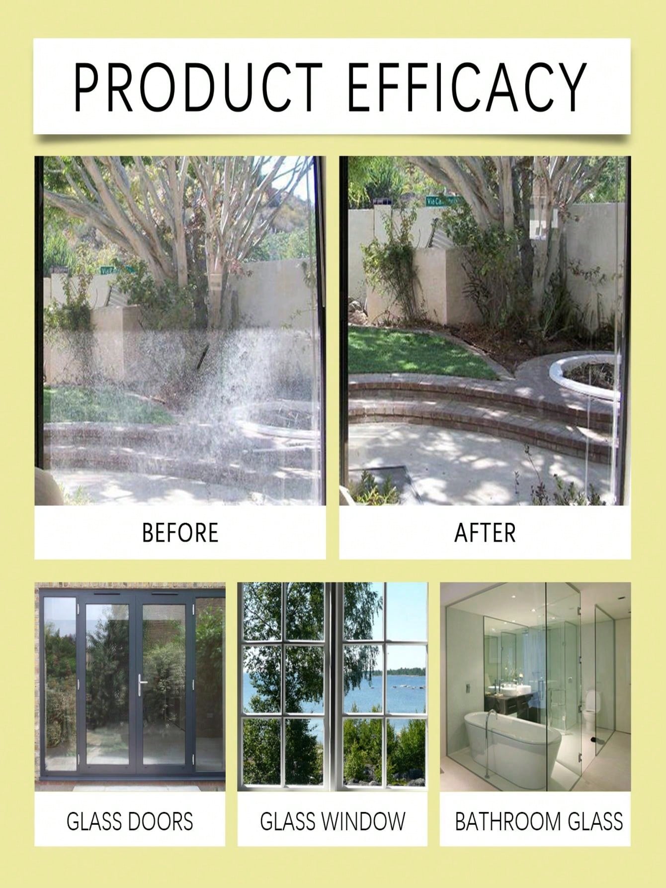 Lemon-Flavored Glass Decontamination Cleaning Agent For Cleaning Glass ...