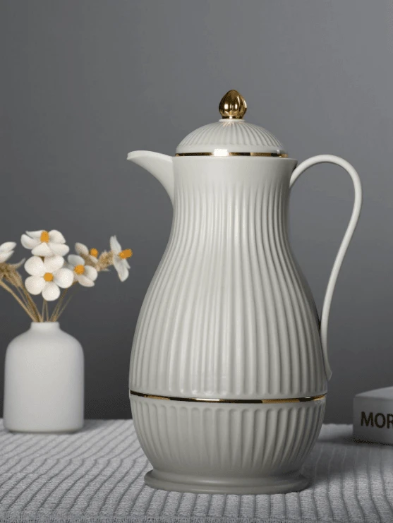 1pc 1000ml Dubai Arabic Water Pot With Short Spout, Thermal Insulated ...