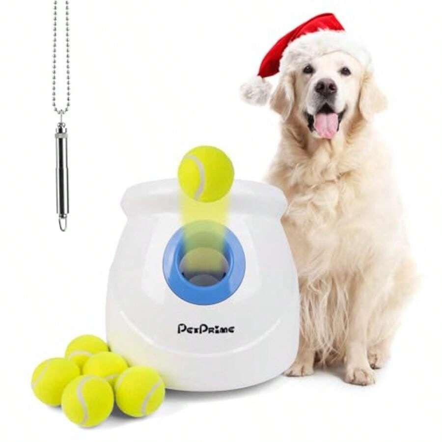 Automatic Dog Ball Launcher Interact Pet Fetch Toy Mini Towing Machine ...