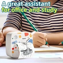 LAIBEAR Impresora de mini pegatinas, impresora de bolsillo térmica ...