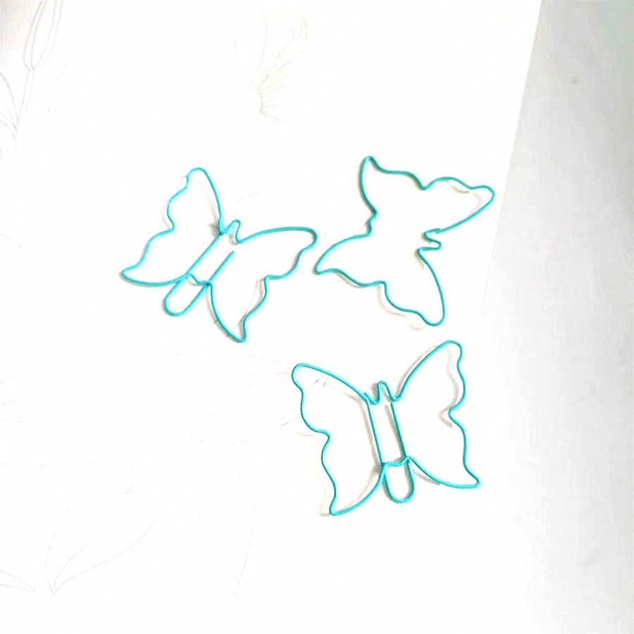 10 Butterfly Paper Clip Creative Paper Clips, Suitable For Organizing ...