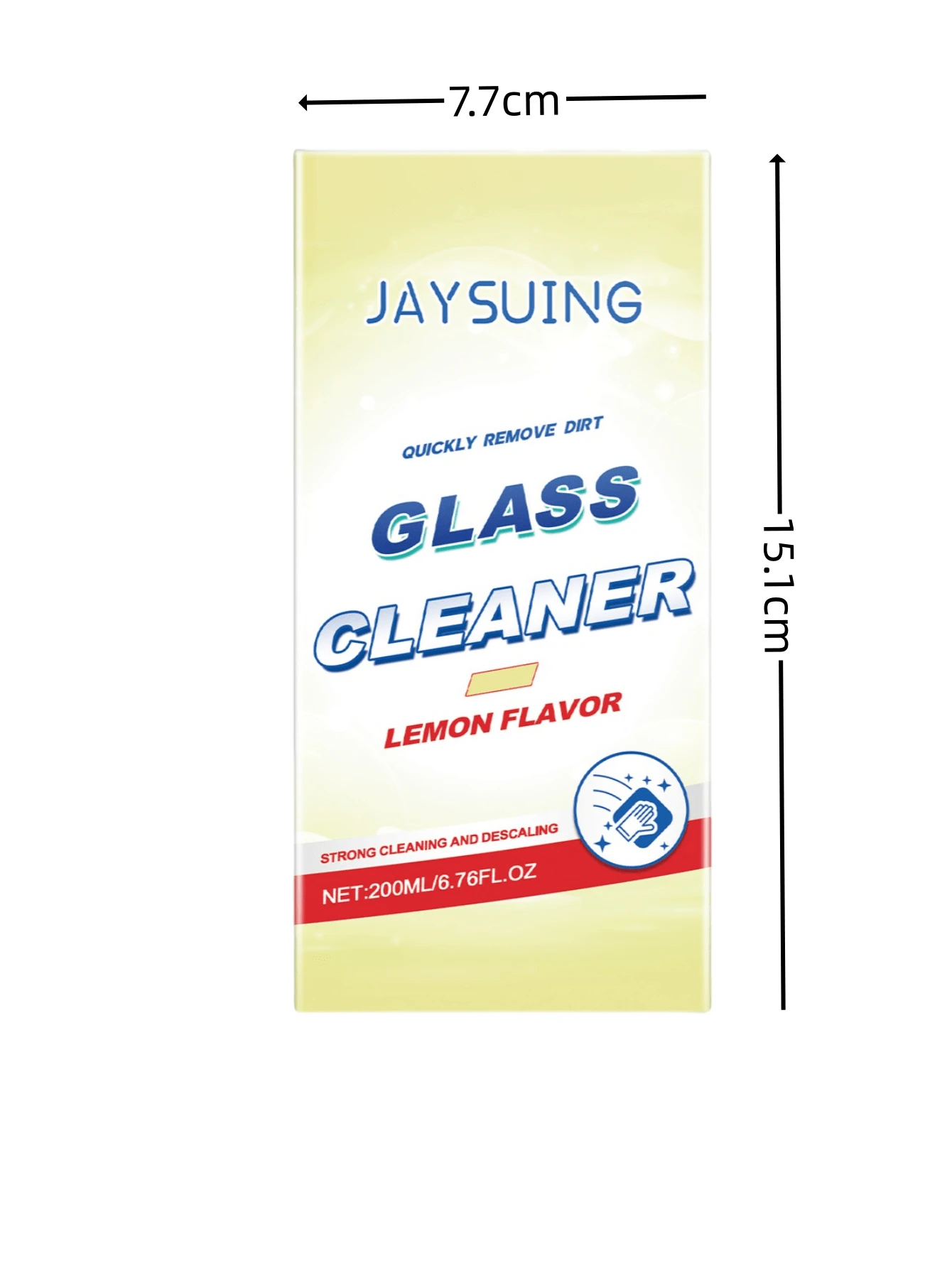 Lemon-Flavored Glass Decontamination Cleaning Agent For Cleaning Glass ...