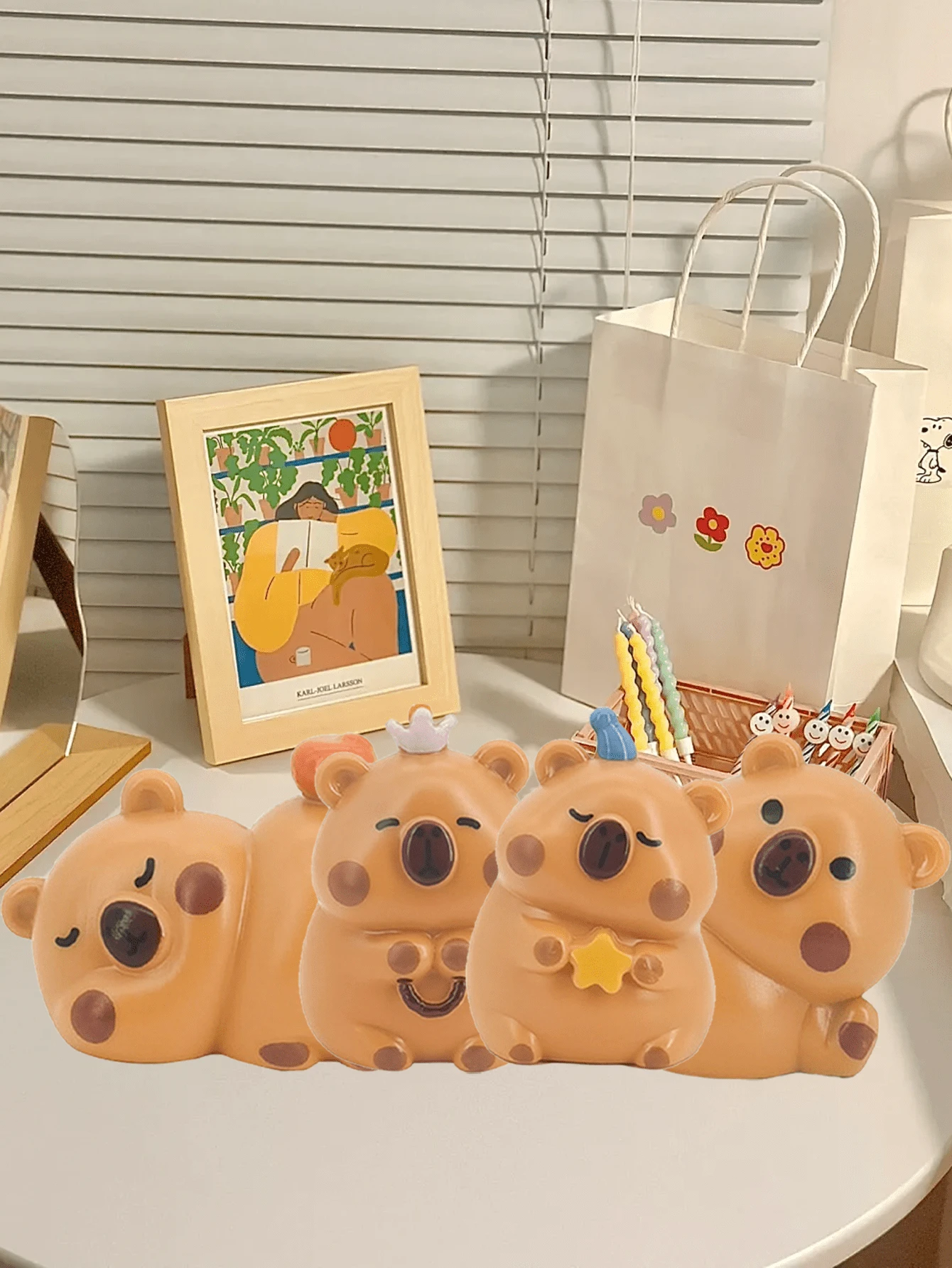 Creative Cartoon Widget Home Goodies Office Desktop Widget Unpack Cute ...