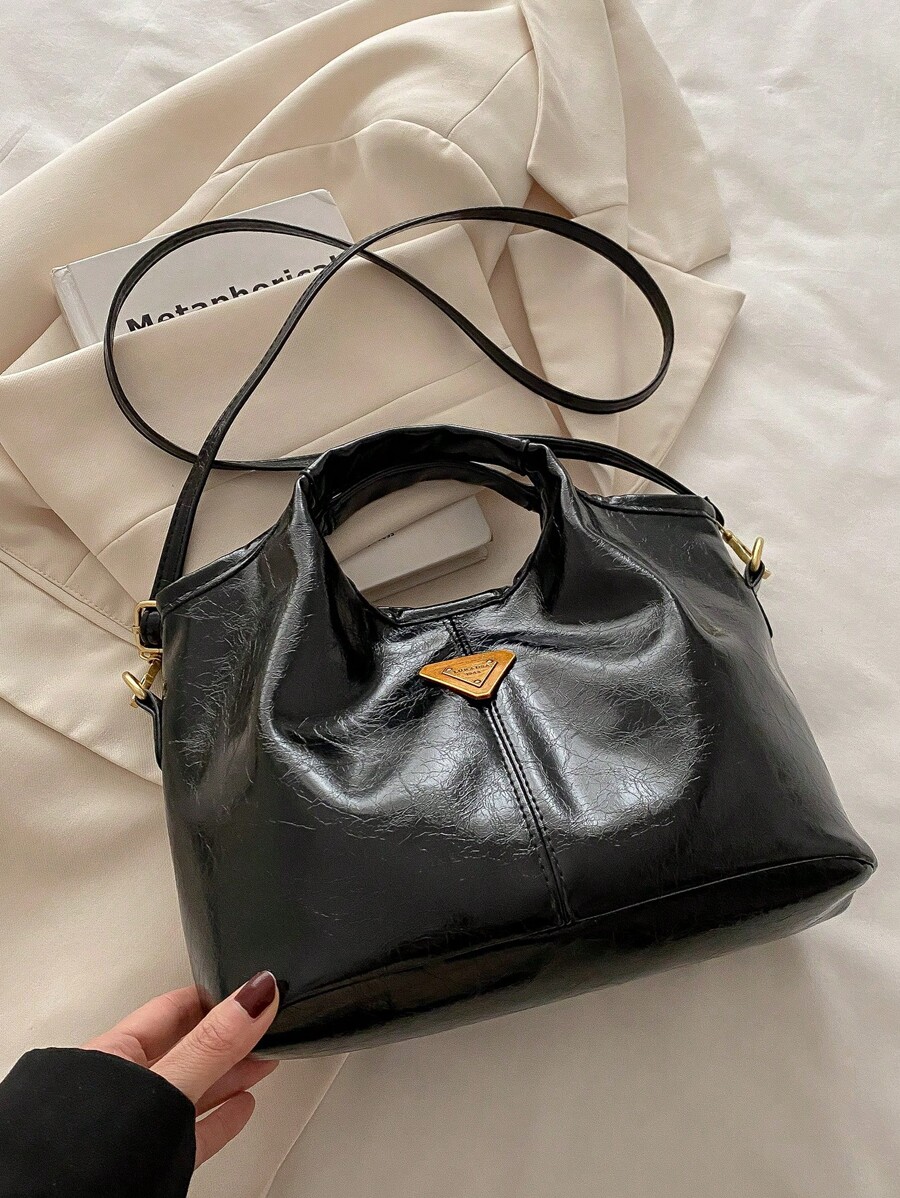 Nanfeng Chio 2nd Seine Shiny Tote Bag, New Ladies 2024 Handbag, Commuter Shoulder Crossbody Bag ...