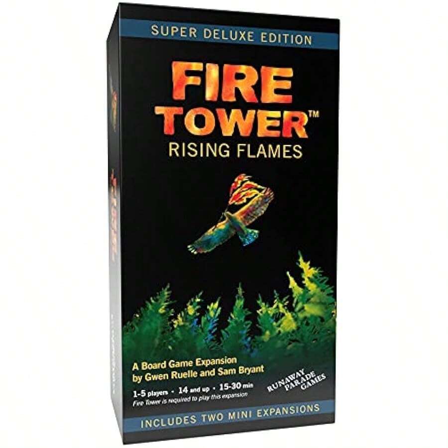 Fire Tower Rising Flames Board Game Deluxe Expansion With 2 Mini ...