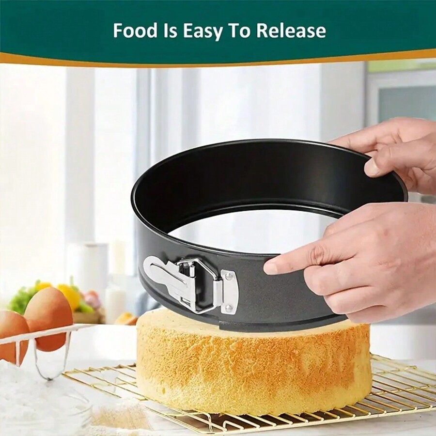 9.45 Inch Round Cake Pan Nonstick Cheesecake Cake Pan Springform Pan ...