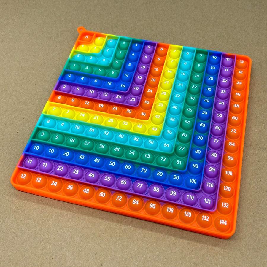 legendstar 12x12 Multiplication 12+12 Addition Math Games Popper Board ...