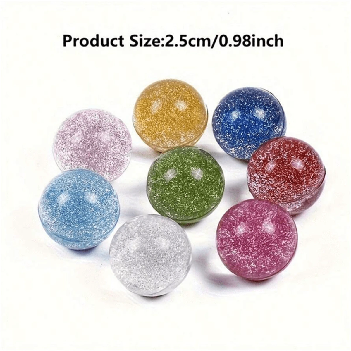 Vibrant Glitter Bounce Balls - Fun-To-Play, Exciting Toys - Ideal ...