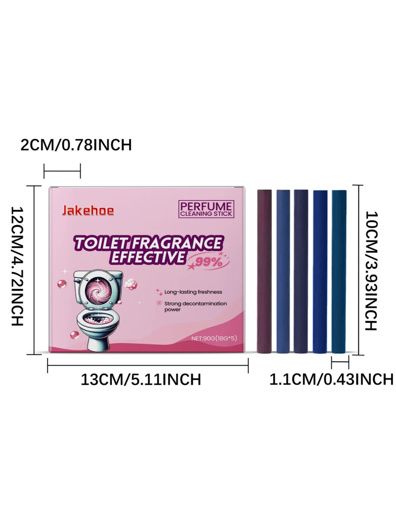 Perfume Toilet Cleaning Stick Toilet Cleaning, Deodorizing, Odor ...