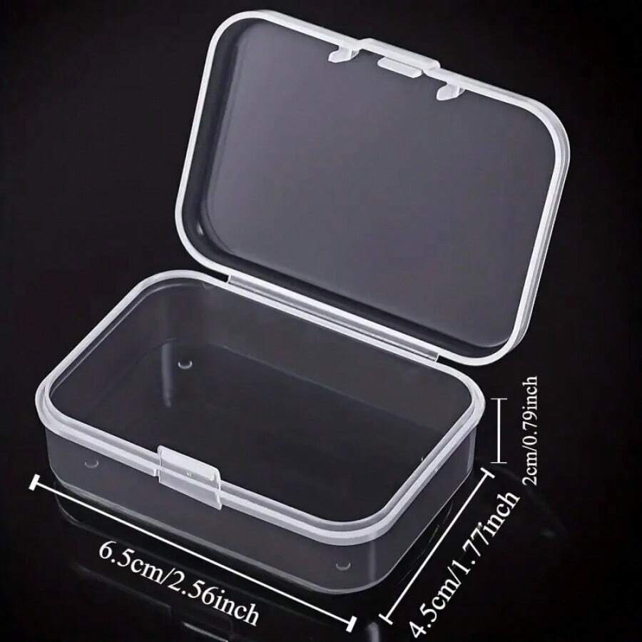 24 Transparent Plastic Storage Boxes - Multifunctional Storage Boxes For Small Items Such As ...