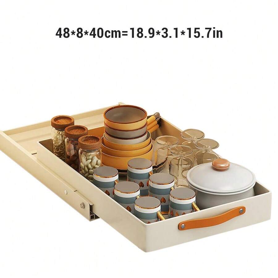 Telescopic Drawer, Extendable Drawers Storage Shelves For Kitchen ...