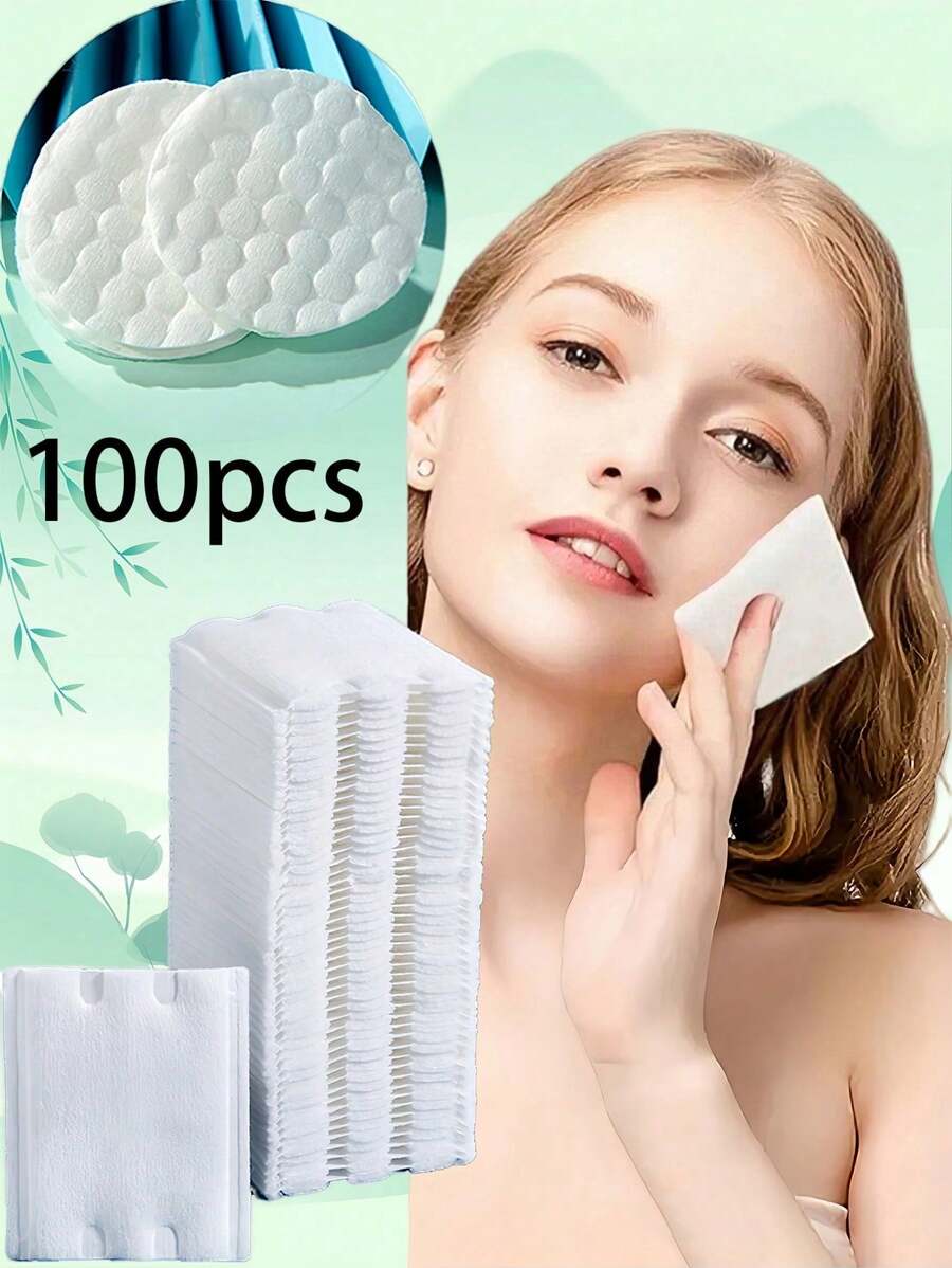 100pcs Disposable Makeup Remover Cleansing Wipes, Disposable Use ...
