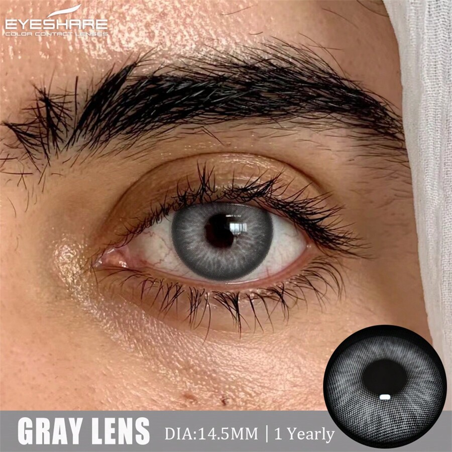 EYESHARE 1Pair Natural Color Contact Lenses For Eyes Enlarging Eyes ...