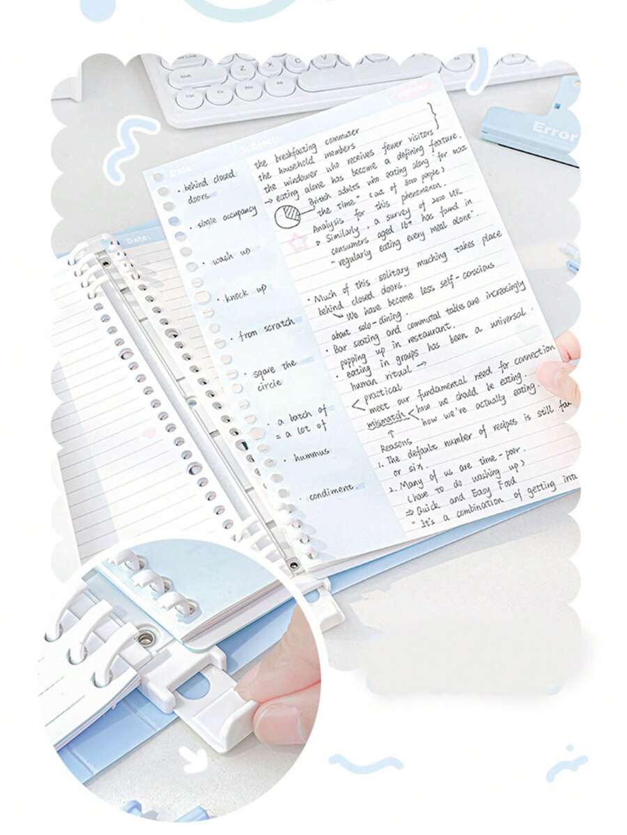 High-Value Notebook Cream Loose-Leaf Book B5 Postgraduate Entrance ...