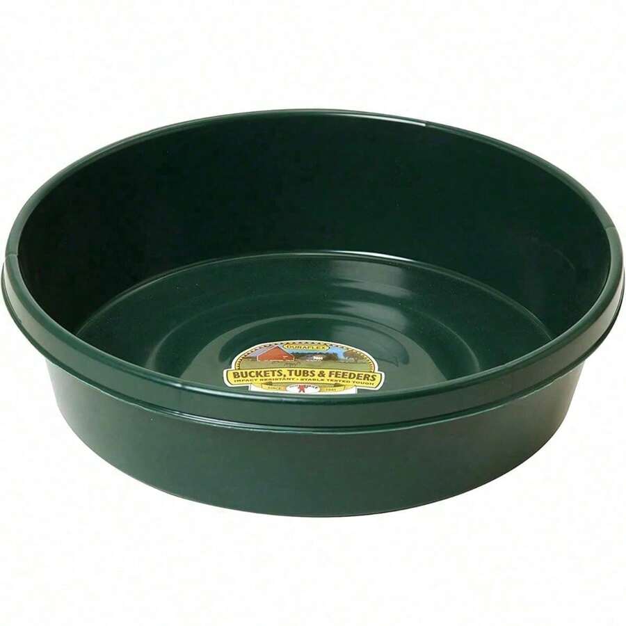 3 Gallon Durable And Versatile Plastic Flat Farm Livestock And Pet ...