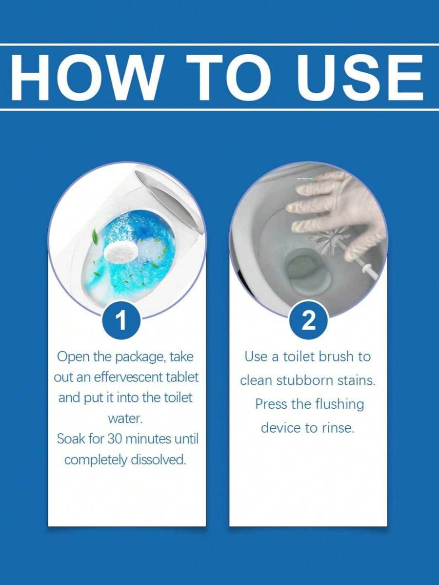 Toilet Cleaning Effervescent Tablet Toilet Cleaning Spirit To Remove ...