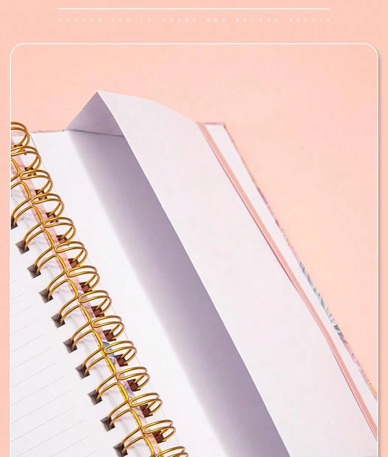1pc Spiral Binding Notepad, Minimalist Watercolor Artistic Style ...