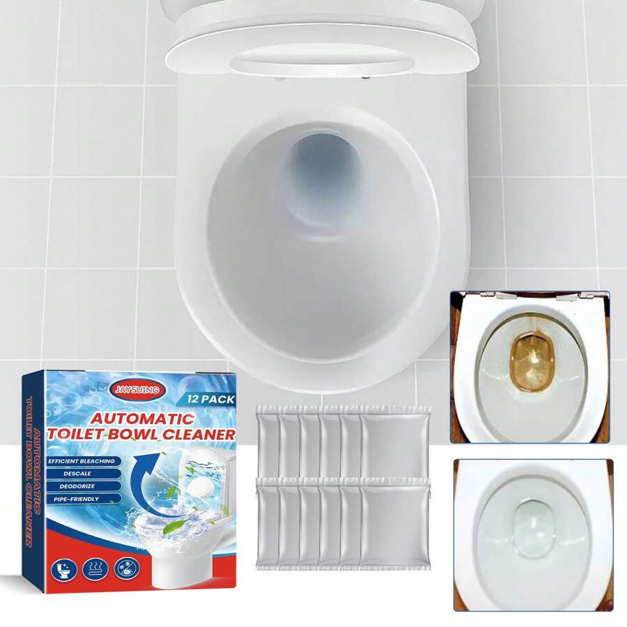 Jaysuing Toilet Cleaning Effervescent Tablets For Household Descaling Deodorization Odor