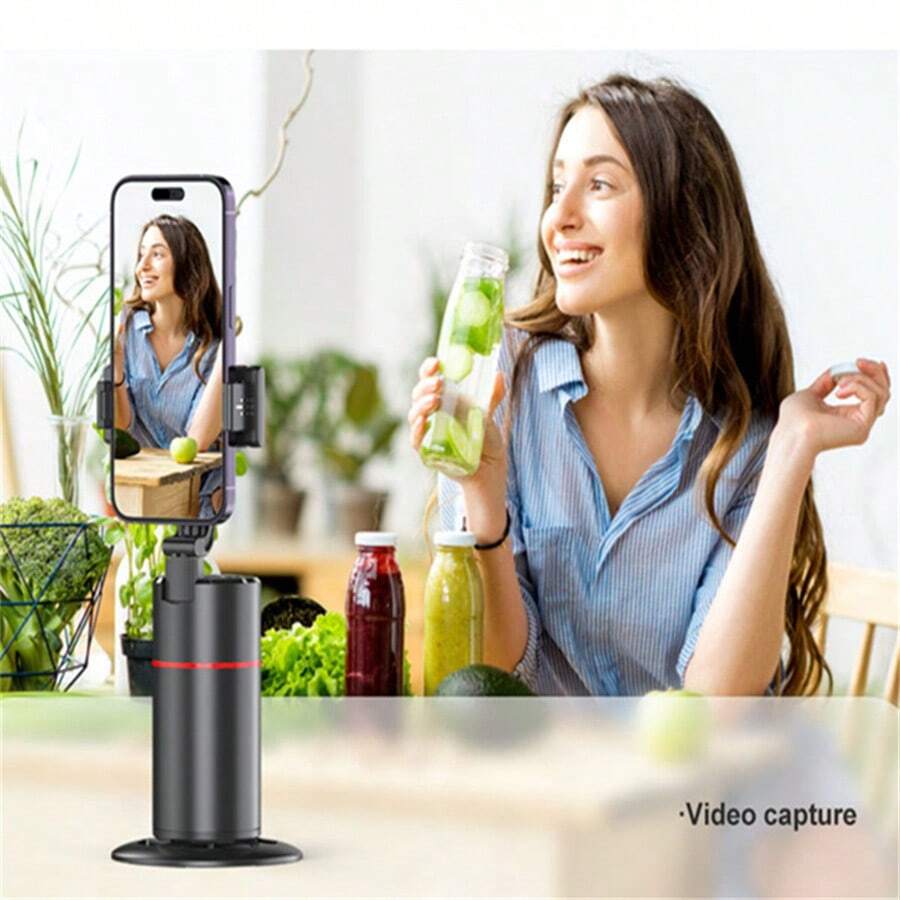 P02 Desktop Gimbal AI Automatic Face Tracking And Recognition Shooting, Suitable For Indoor And ...
