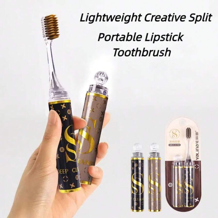 Travel Toothbrush Outdoor Camping Portable Folding Small Tooth Brush ...