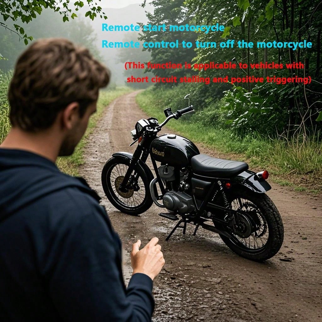 Motorcycle Bidirectional Anti-Theft Alarm Bidirectional Remote Control ...