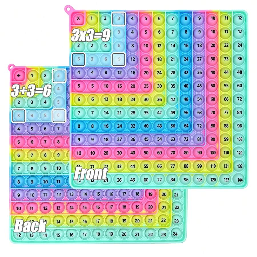 legendstar 12x12 Multiplication 12+12 Addition Math Games Popper Board ...