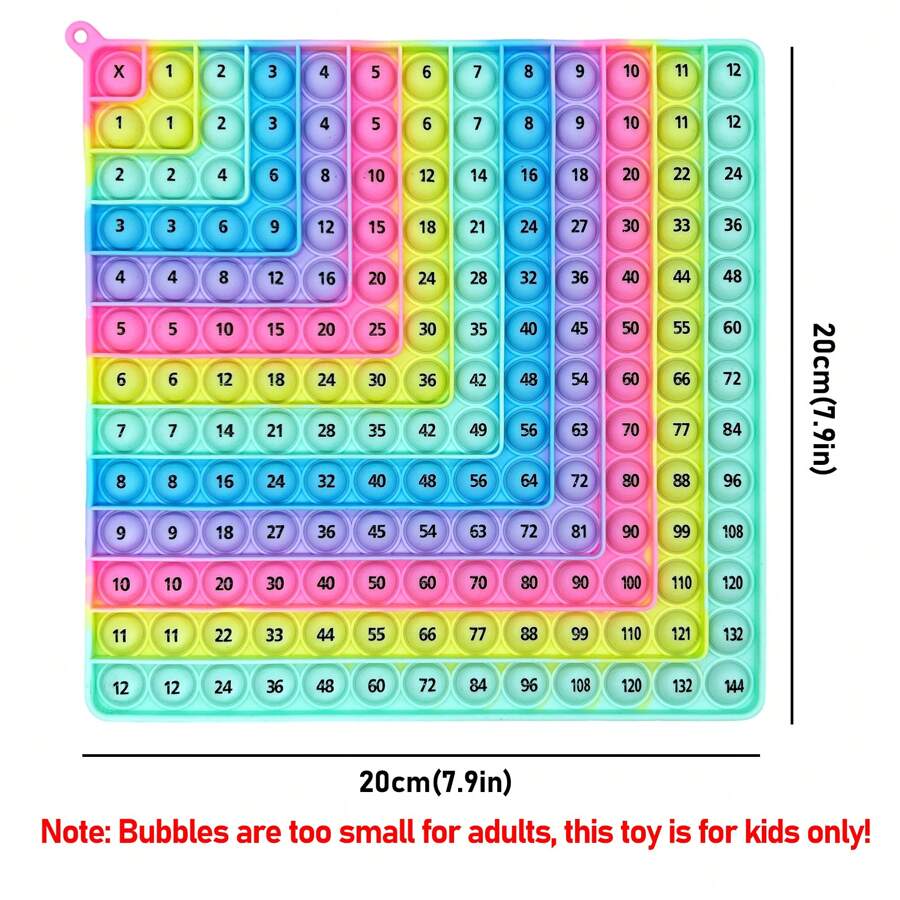 legendstar 12x12 Multiplication 12+12 Addition Math Games Popper Board ...