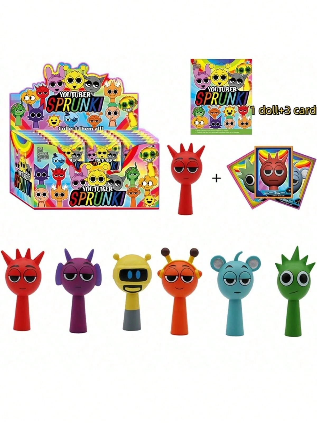 Sprunki Series Blind Bags And Cards, Fun Gifts, For Friends, Couples ...
