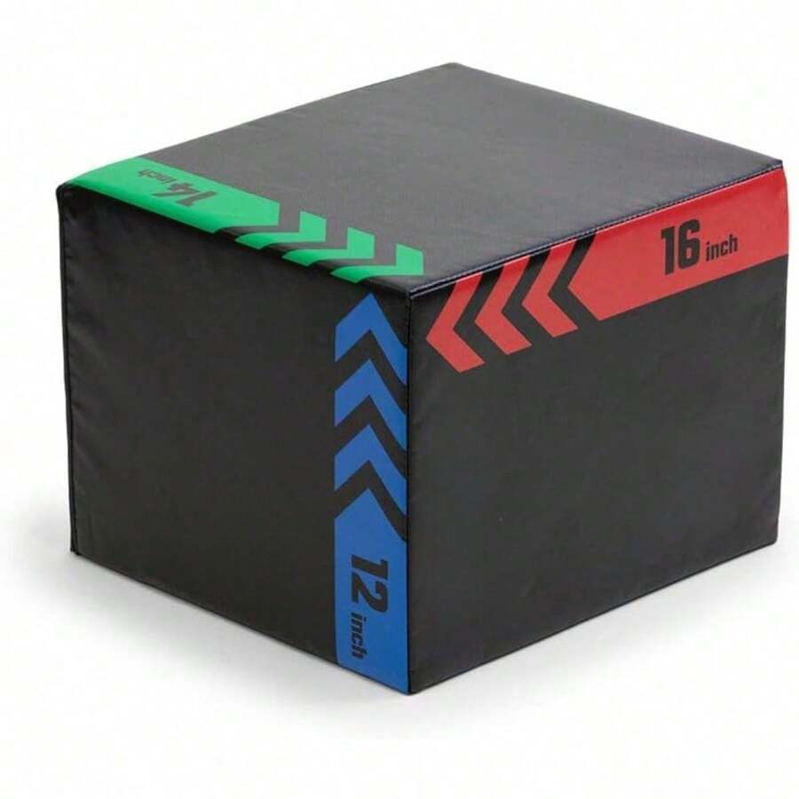 Youth Heavy Foam Plyometric Jump Box, 12in 14in 16in, Pro-Duty Foam ...