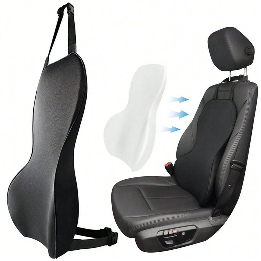 FOUNDCOOL FOUNDCOOL Oreiller de soutien lombaire ergonomique, coussin de dossier en mousse à ...