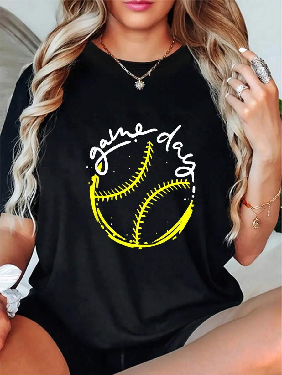 100% Cotton Game Day Baseball Life, Softball Life For Mom Boys Girls T ...
