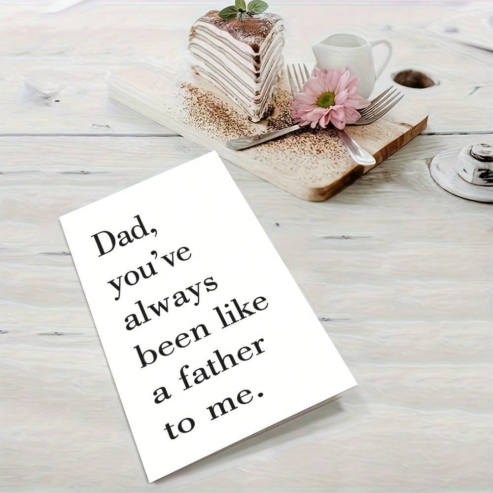 You're Always Like A Father To Me - Funny Birthday Card For Dad ...