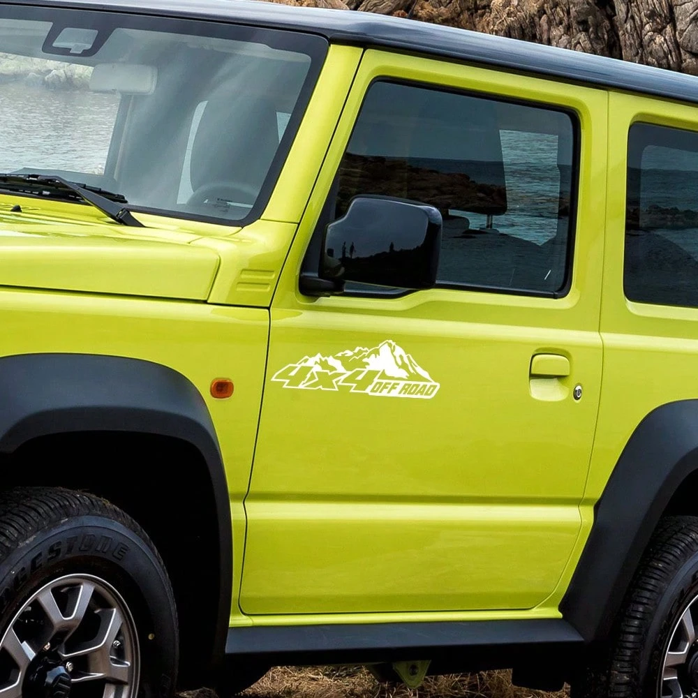 For SUZUKI JIMNY Car Sticker 4x4 Offroad Mountain Sticker Waterproof ...