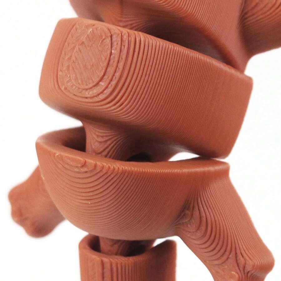 3D Printed Fully Articulated Keychain Pendant, Creative Stress Relief ...