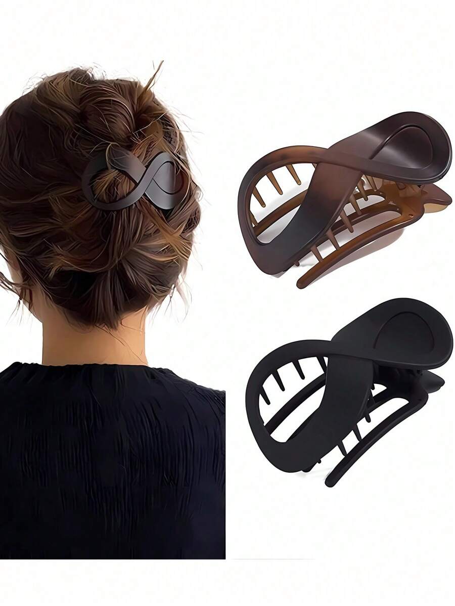 2pcs Ladies' Large Hair Volume, Coiled Hair, Hair Clip Hair Accessories ...