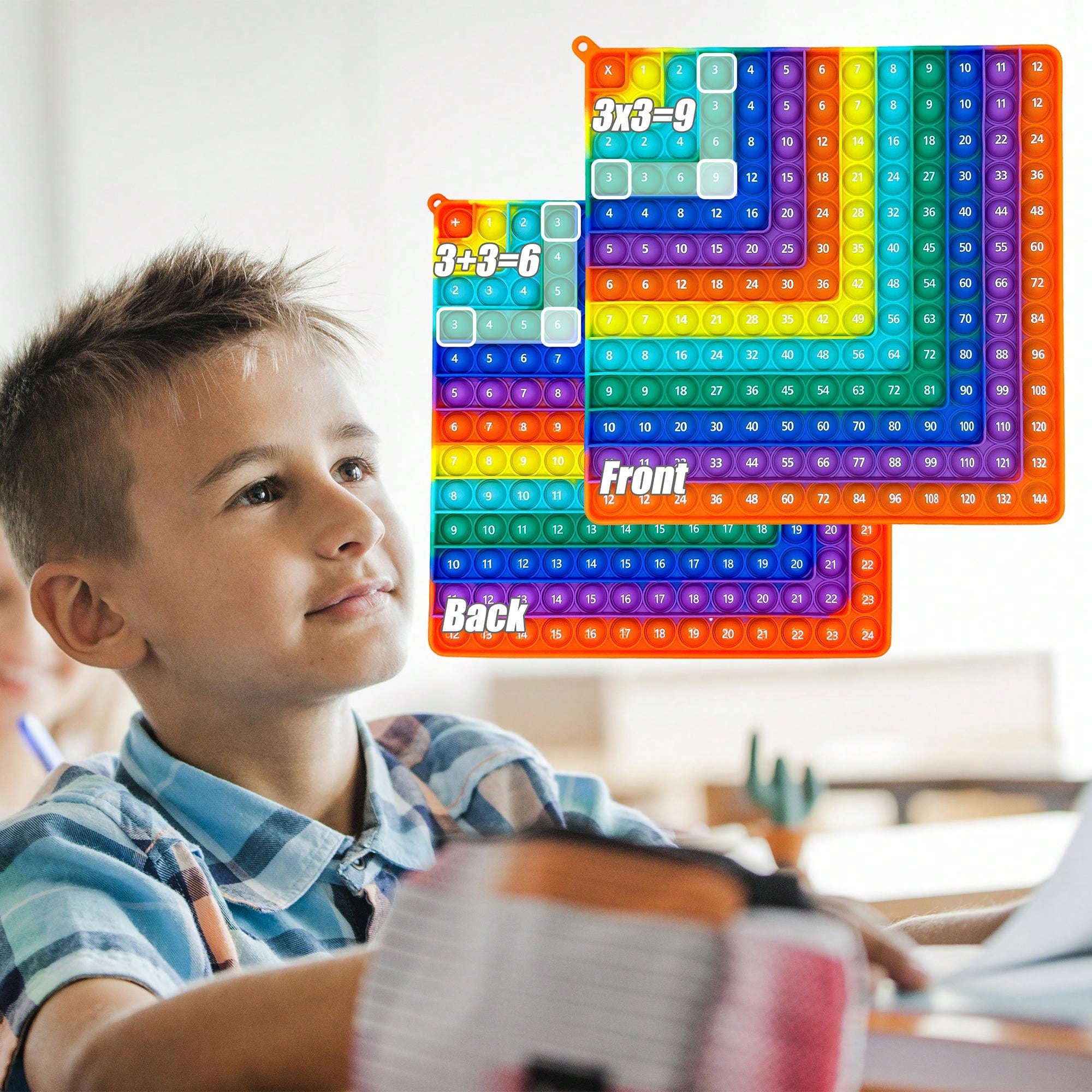 legendstar Jeu de Math Multiplication 12x12 Addition 12+12 Plaque ...