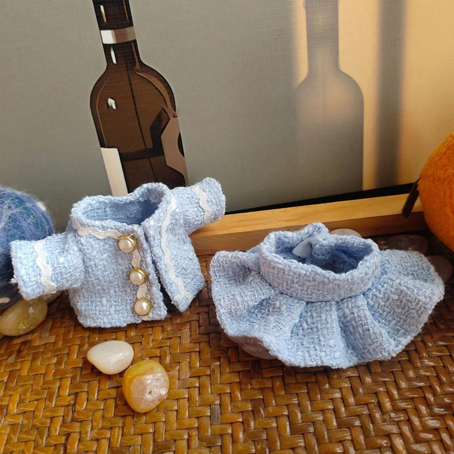 2pcs-Labubu Clothes V1 V2 15cm Bell Master Dog Clothes Sweet Little ...